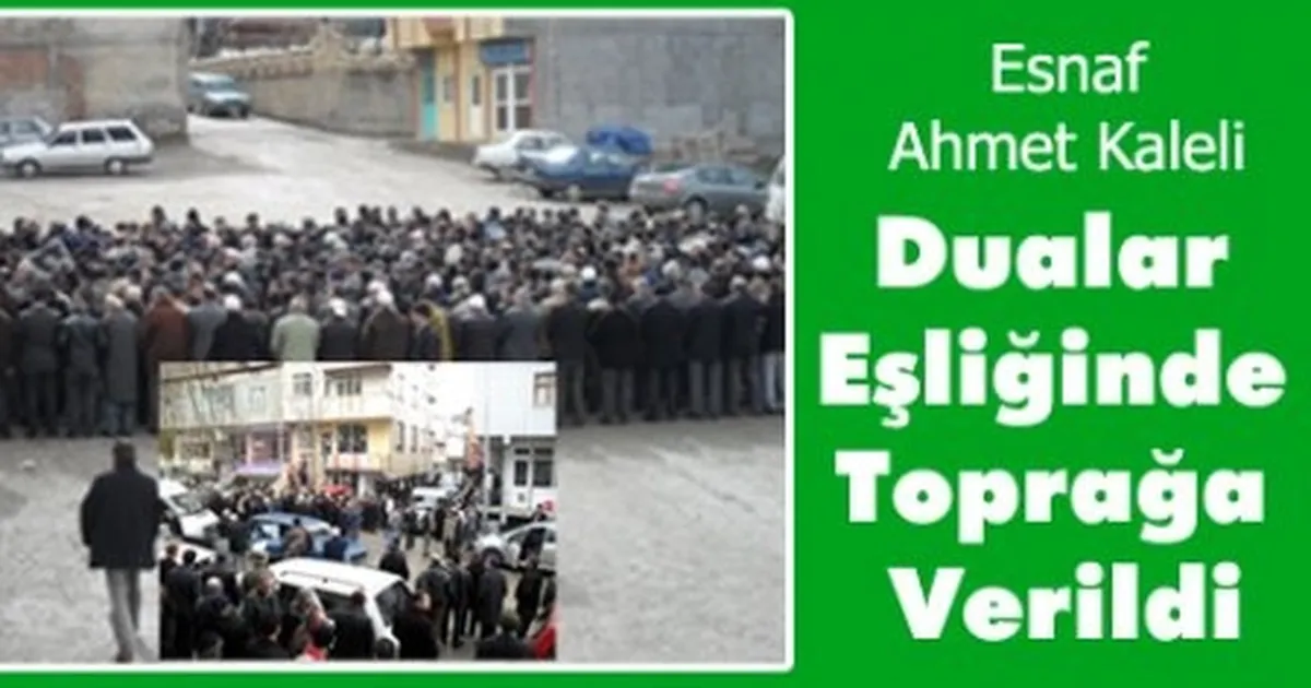 Ahmet Kaleli Dualar Eşliğinde Toprağa Verildi. - Çamoluk Haber